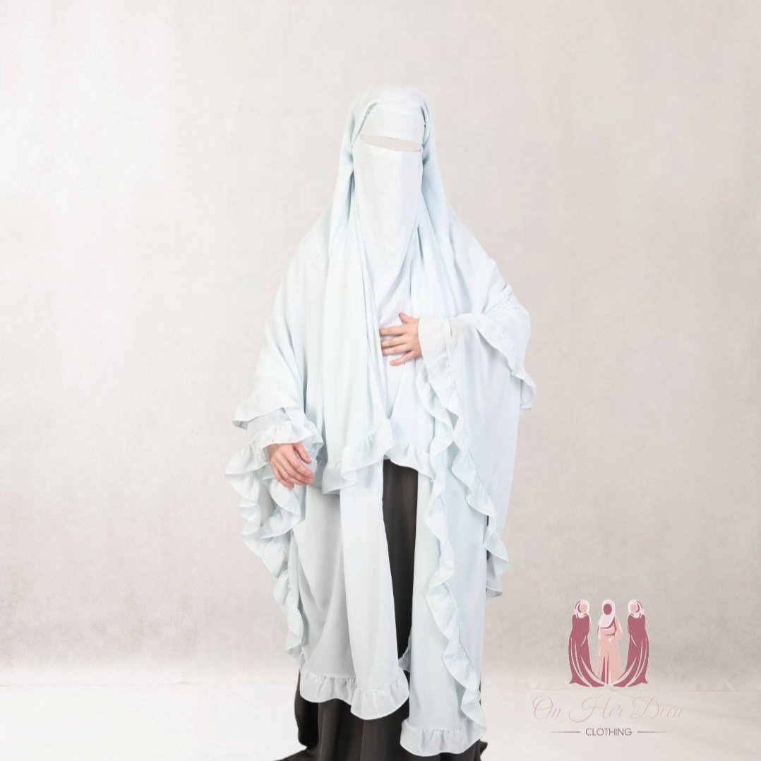 Long Layered Niqab-OnHerDeen – OnHerDeen Clothing